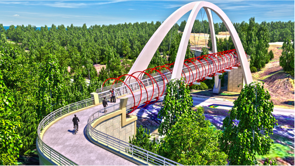 College Park pedestrian bridge, trail to airport is officially a go | Urbanize Atlanta